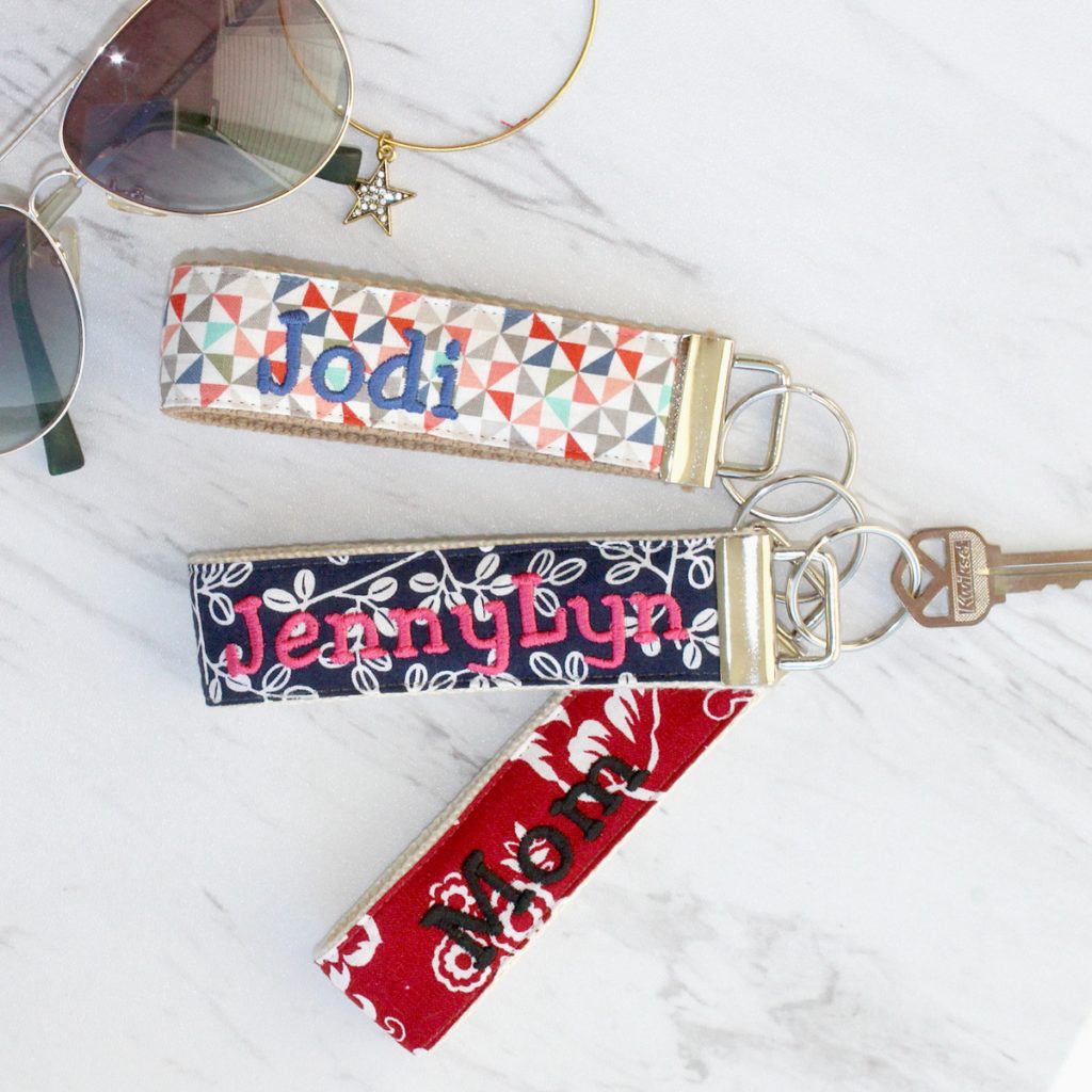 Personalized Key Fob - Crazy4Embroidery.com